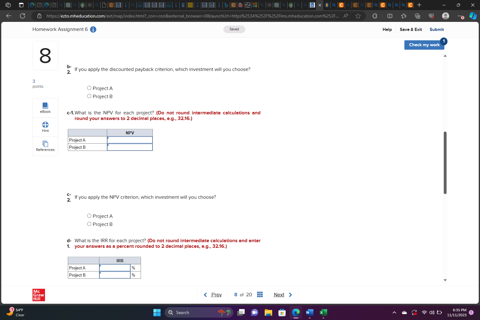 Solved Whichever project you choose, if any, you require a | Chegg.com