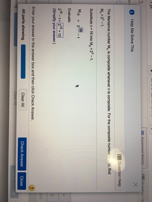 Solved The Mersenne number M_n is composite whenever n is | Chegg.com