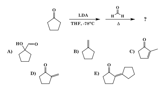 Solved LDA THF, -78°C HO=0 | Chegg.com