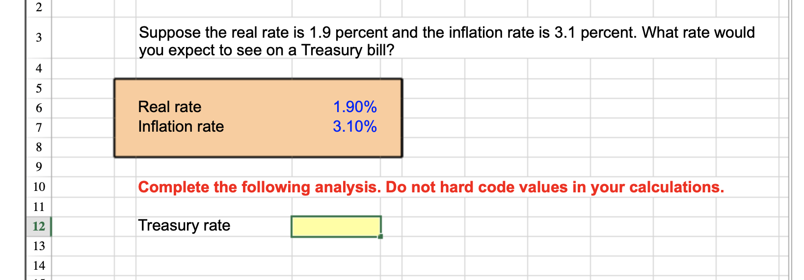 Solved Suppose the real rate is 1.9 percent and the | Chegg.com