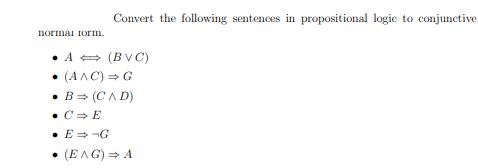 Solved Convert the following sentences in propositional | Chegg.com