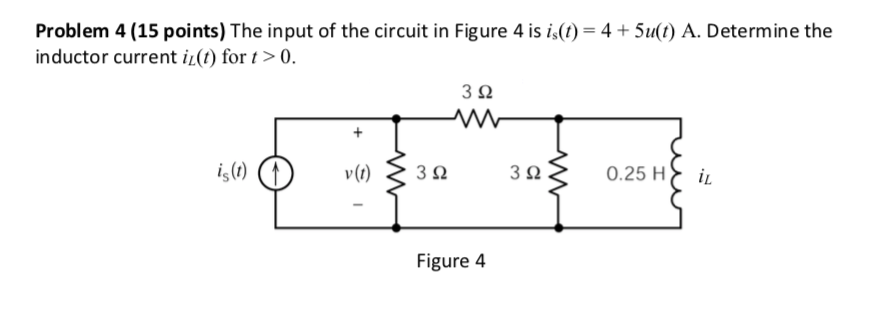 Solved Problem 4 (15 points) The input of the circuit in | Chegg.com