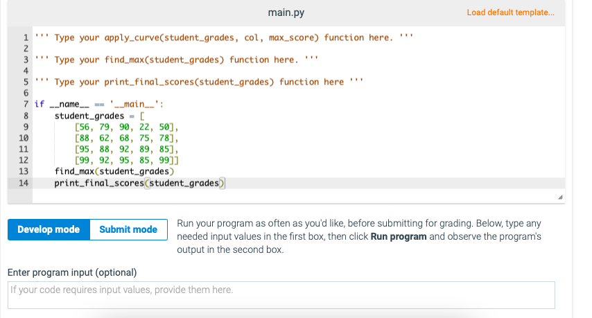 Solved Summary: Given a list of scores for 5 assignments, | Chegg.com