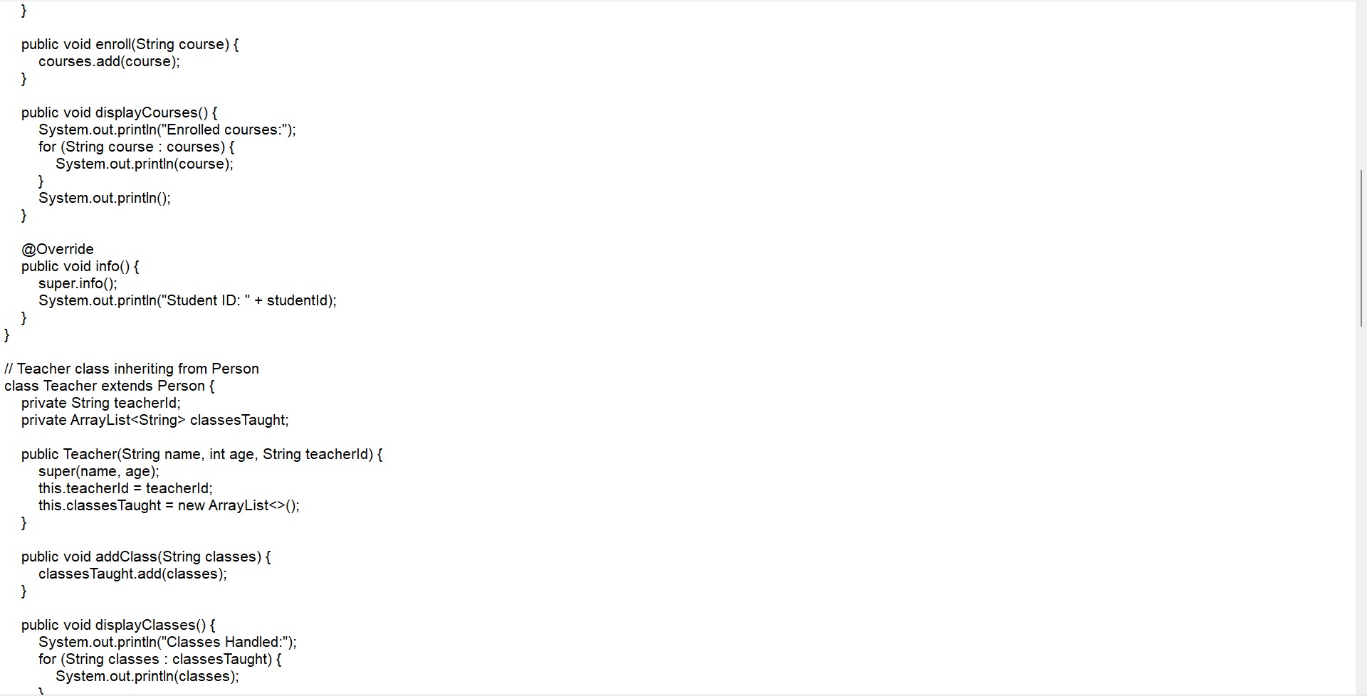 Solved - OOP paradigm should be used in writing the code. | Chegg.com