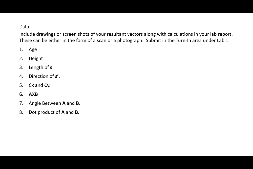 Solved Procedure 1. Go to the Phet Vector addition lab | Chegg.com