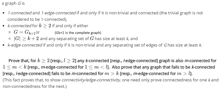 Solved Graph theory. prove that for k >=2 any k connected | Chegg.com