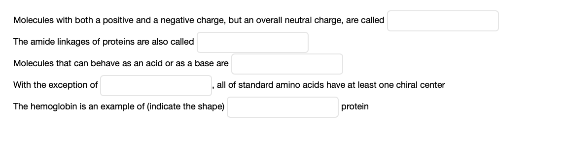 Solved Molecules with both a positive and a negative charge, | Chegg.com