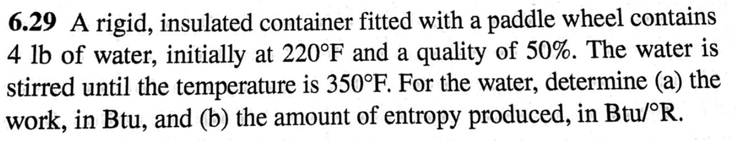 Solved 6.29 A rigid, insulated container fitted with a | Chegg.com