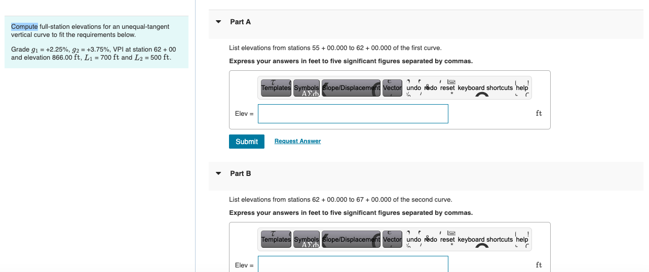 Solved Compute full-station elevations for an | Chegg.com