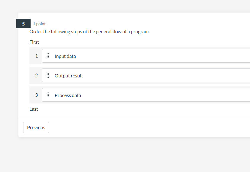 Solved Algorithms Homework 1 point Order the recommended | Chegg.com