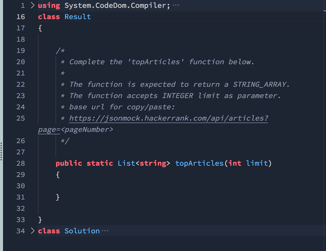 Solved 3. Top Articles Query a REST API to get information | Chegg.com