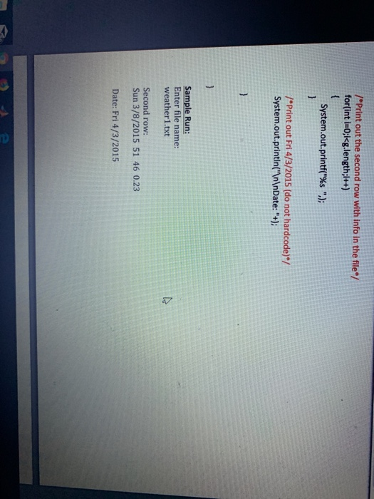 Solved Problem 1-Fix code Submit a working program called: | Chegg.com