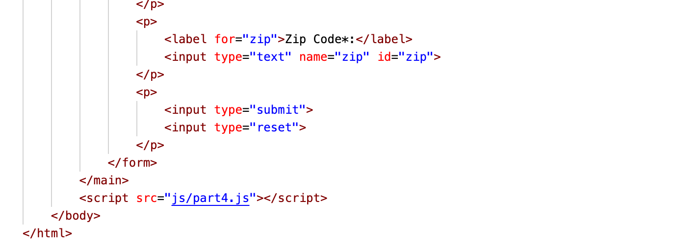 Solved a. This is a "typical" address form. Every field | Chegg.com