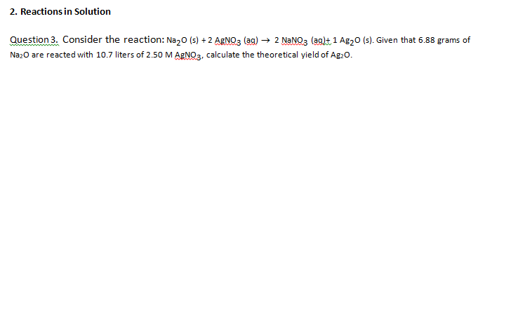 Solved 1. Calculating the amount of a reactant required to | Chegg.com