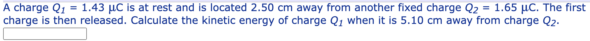 Solved A positive charge of 4.80μC is fixed in place. From a | Chegg.com