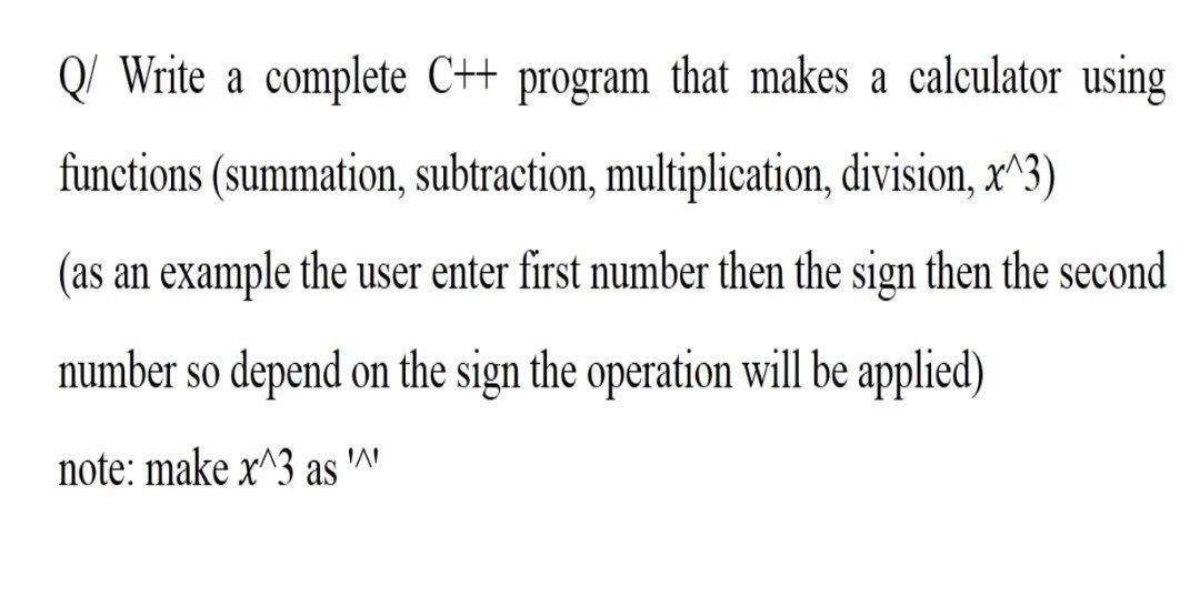 Solved Q/ Write a complete C++ program that makes a | Chegg.com