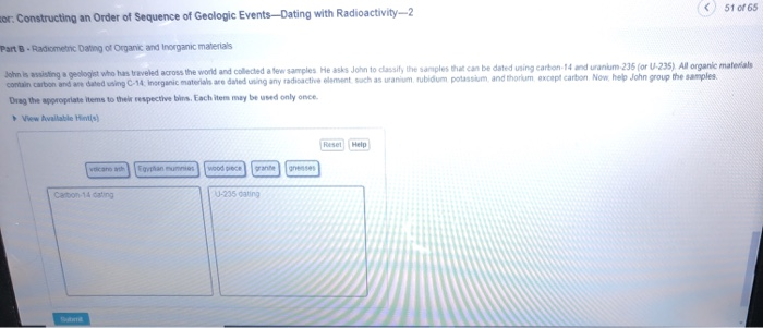 Solved 51 of 64 or: Constructing an Order of Sequence of | Chegg.com