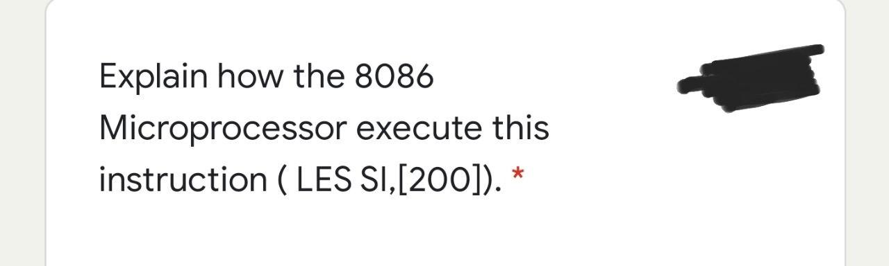 Solved Explain how the 8086 Microprocessor execute this | Chegg.com