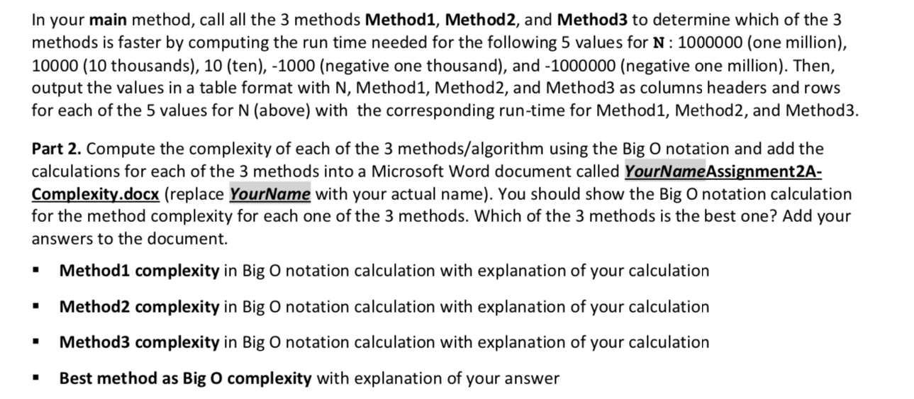 Solved This is JAVA. Please read the instructions carefully | Chegg.com