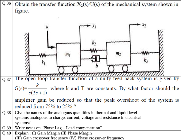 Solved Q.36 ﻿ ﻿Q.37 ﻿ ﻿Q.38 ﻿Give the names of the analogous | Chegg.com