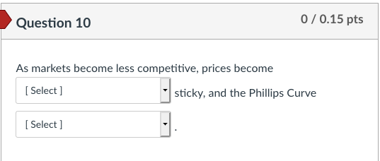 Solved Options: less, more (sticky); (Curve) become flatter, | Chegg.com