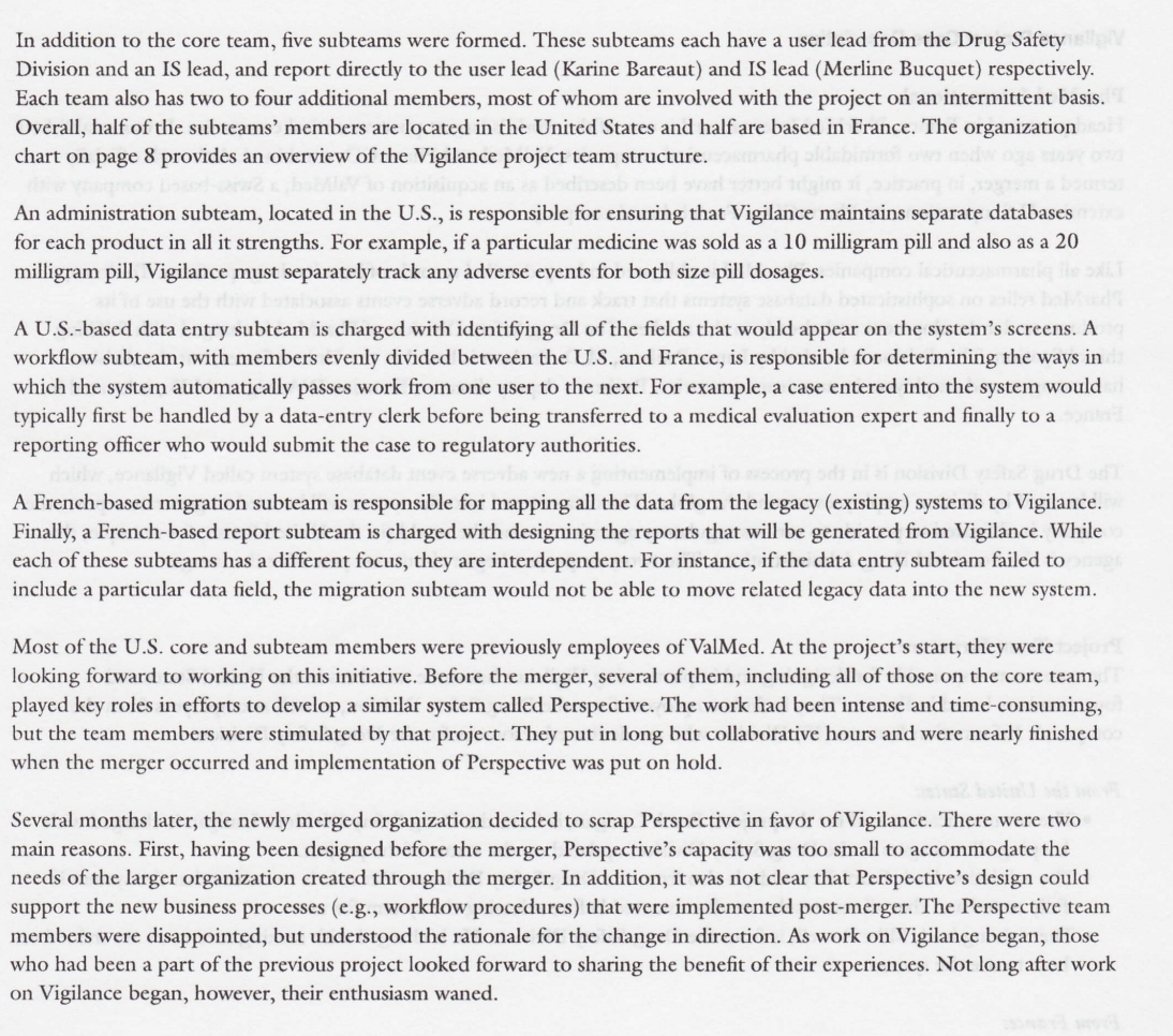 Solved Case Study 2: The Vigilance Project Case | Chegg.com