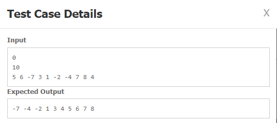 Solved Insertion Sort Given an array of integers, sort the | Chegg.com