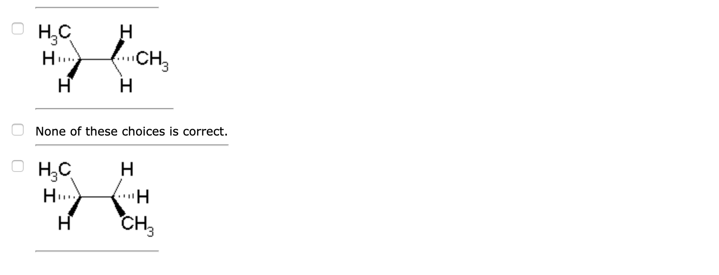 Solved Which of the following drawings represents butane in | Chegg.com