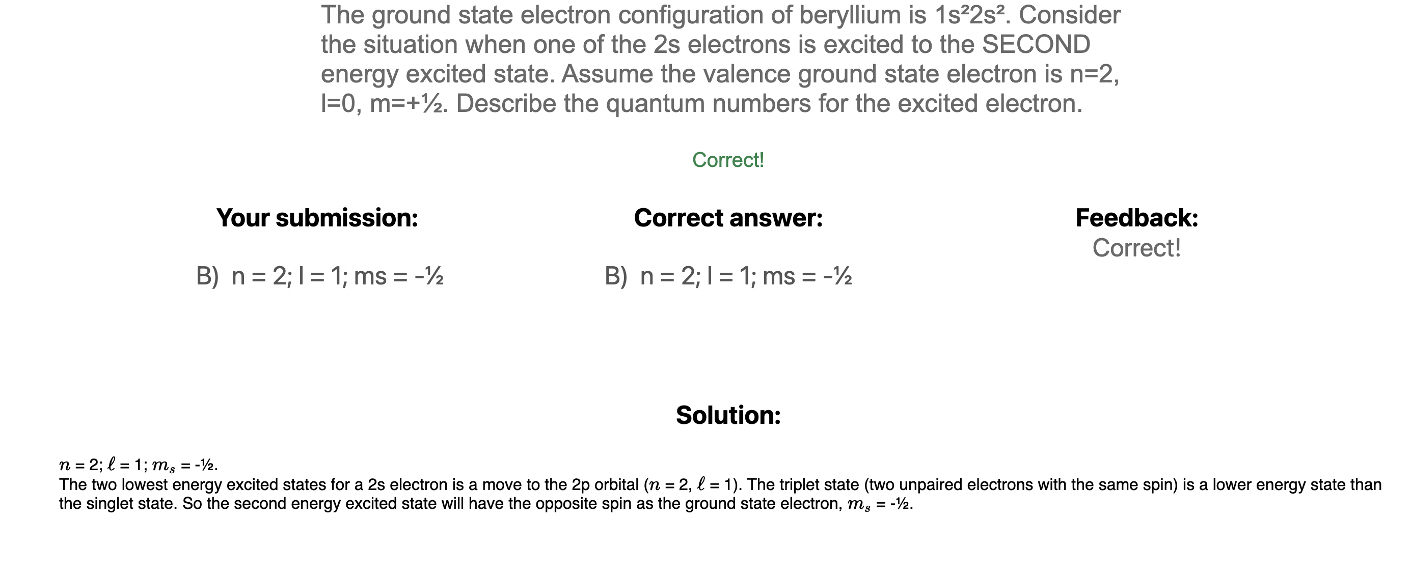 Beryllium Electron Configuration