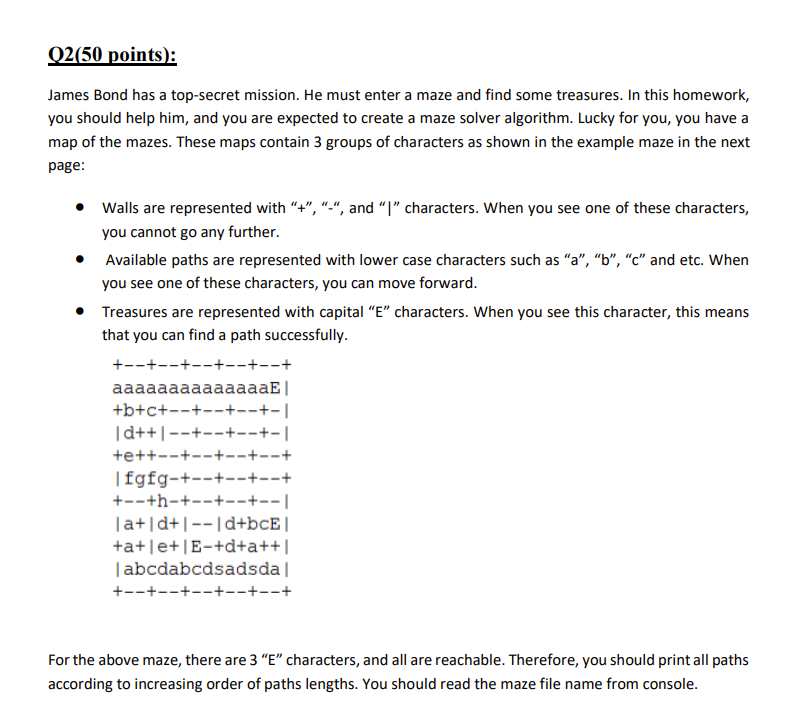 Solved In this homework, you must implement your own graph | Chegg.com