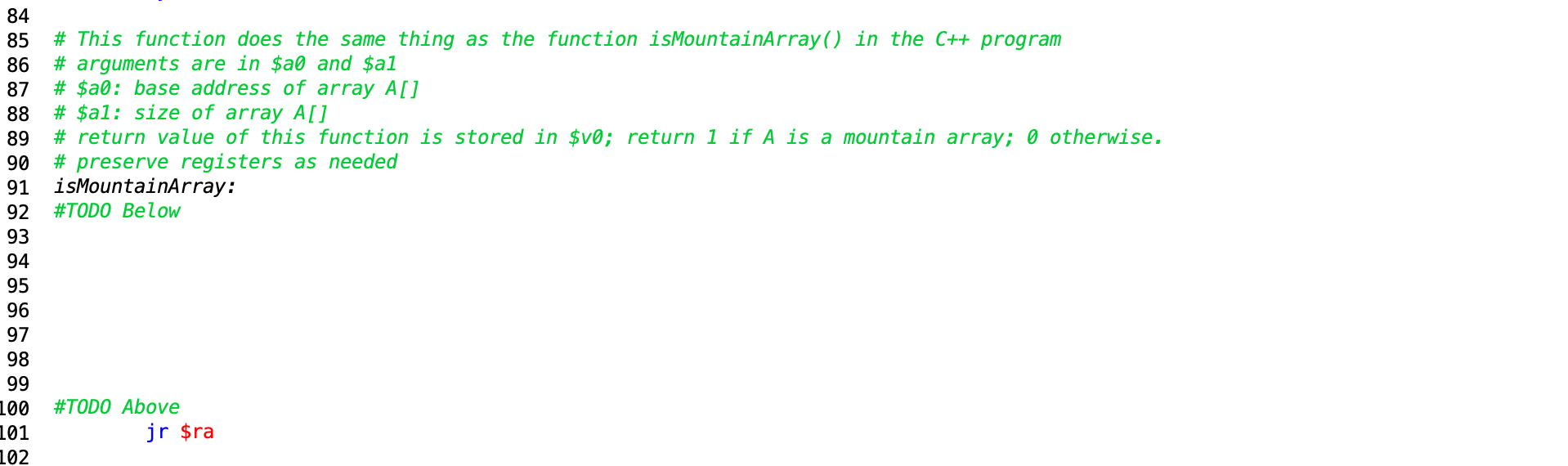 Solved Question 1: Mountain Array (20 marks) An array A[] is | Chegg.com