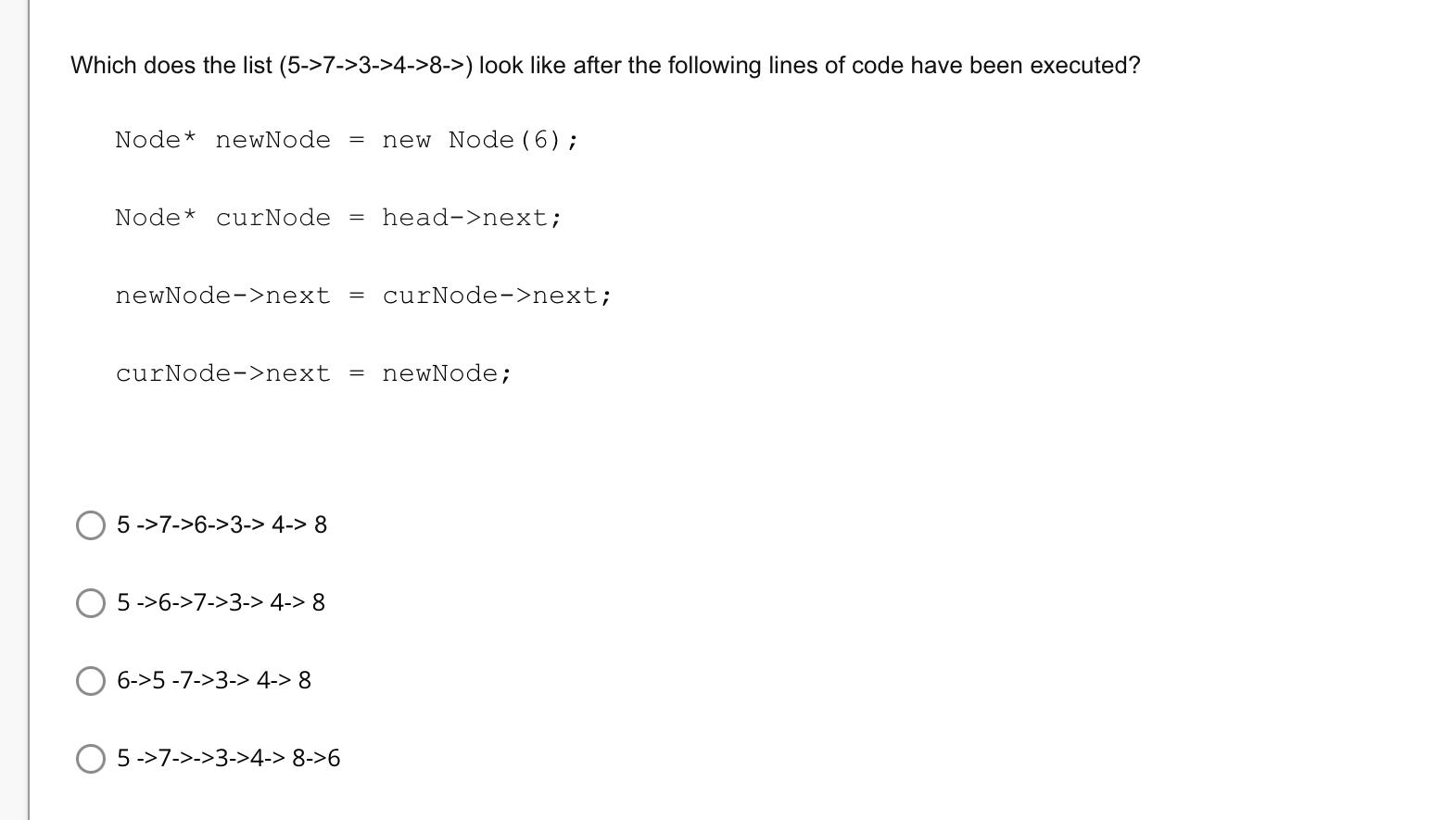 Solved C++ Data Structure This is a question with multiple | Chegg.com