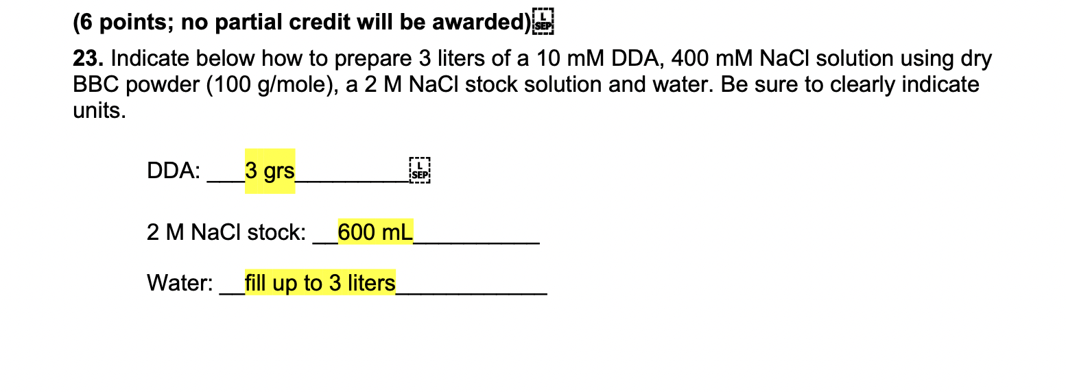 Solved (6 points; no partial credit will be awarded) ssp] | Chegg.com