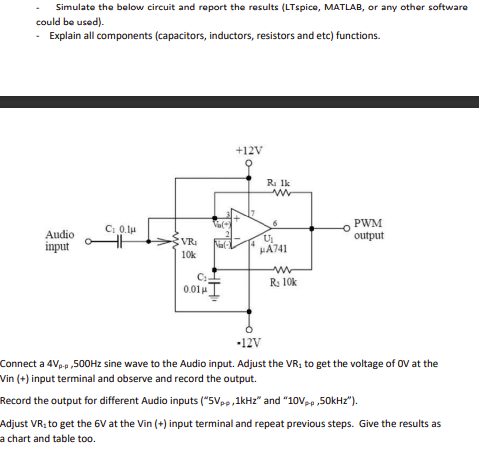 Solved Simulate the below circuit and report the results | Chegg.com
