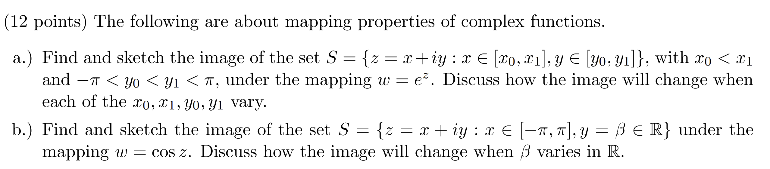 Solved (12 points) The following are about mapping | Chegg.com