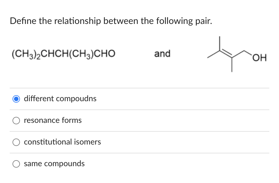 Solved Define the relationship between the following pair. | Chegg.com