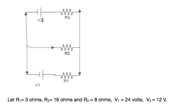 Solved W R3 v W R2 R1 V1 Let R1= 3 ohms, R2= 16 ohms and R3 | Chegg.com