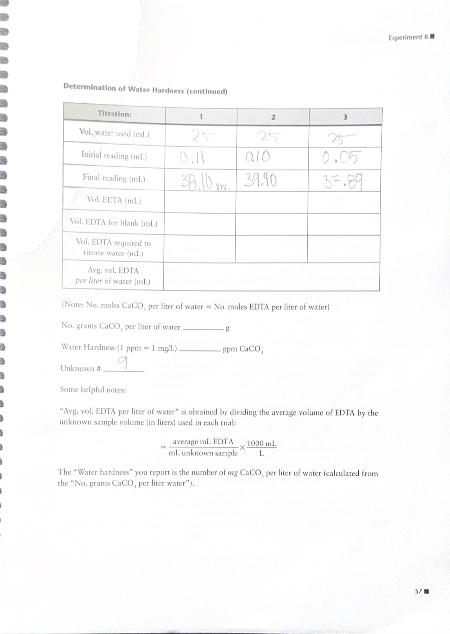 Show your calculations below and on the following | Chegg.com