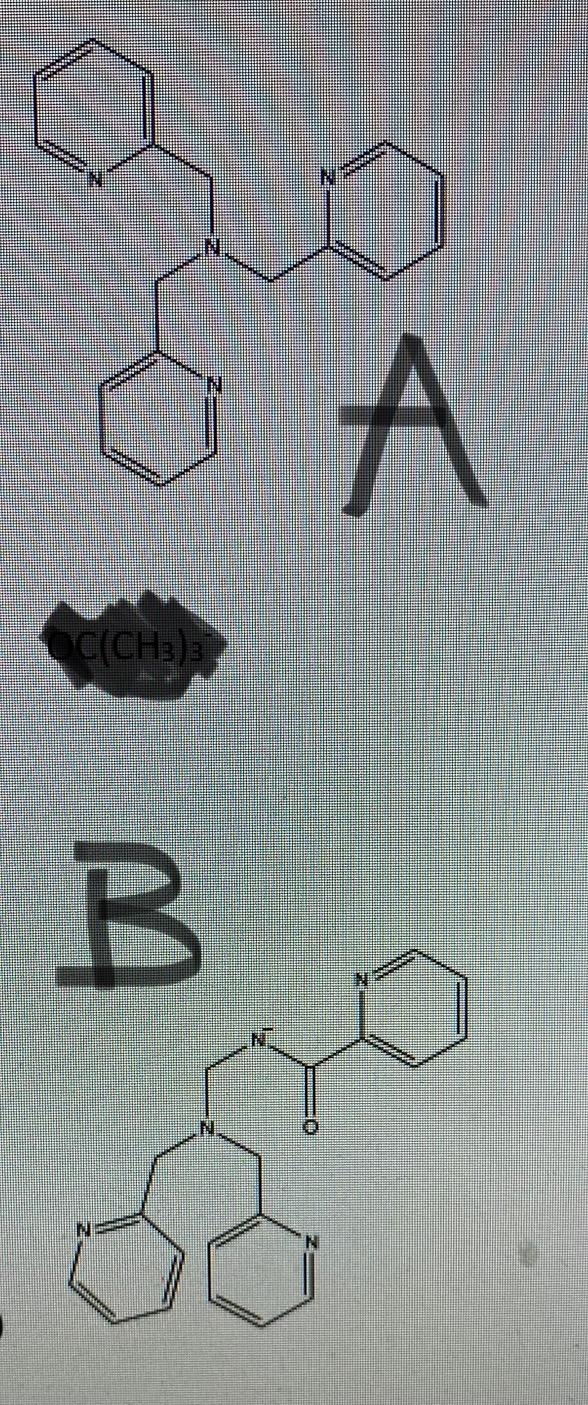 Solved For A and B, determine the maximum denticity of the | Chegg.com
