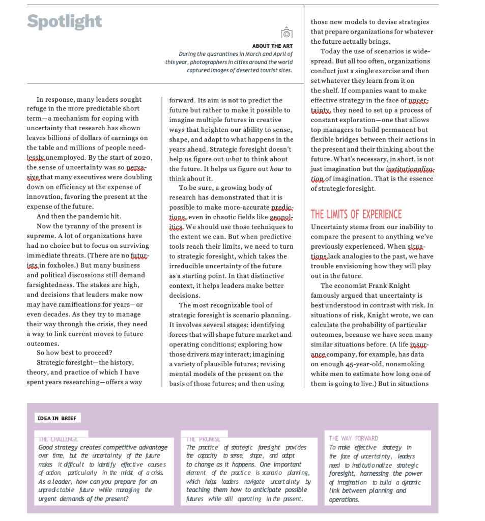 Solved highlight: 1 major finding, 2 strengths and 2 | Chegg.com