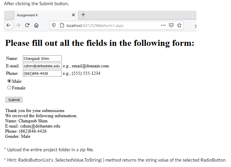 Solved Create a Web page similar to the one shown below. The | Chegg.com
