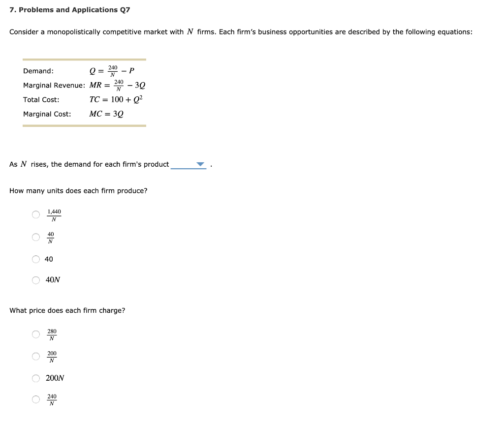 Solved 7. Problems and Applications Q7 Consider a | Chegg.com