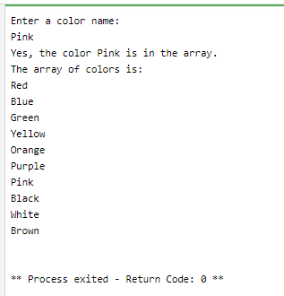 Solved Using Array, write a program that creates array of 10 | Chegg.com