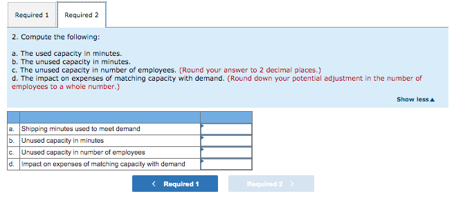Solved Problem 7A-4 (Algo) Time-Driven Activity-Based | Chegg.com