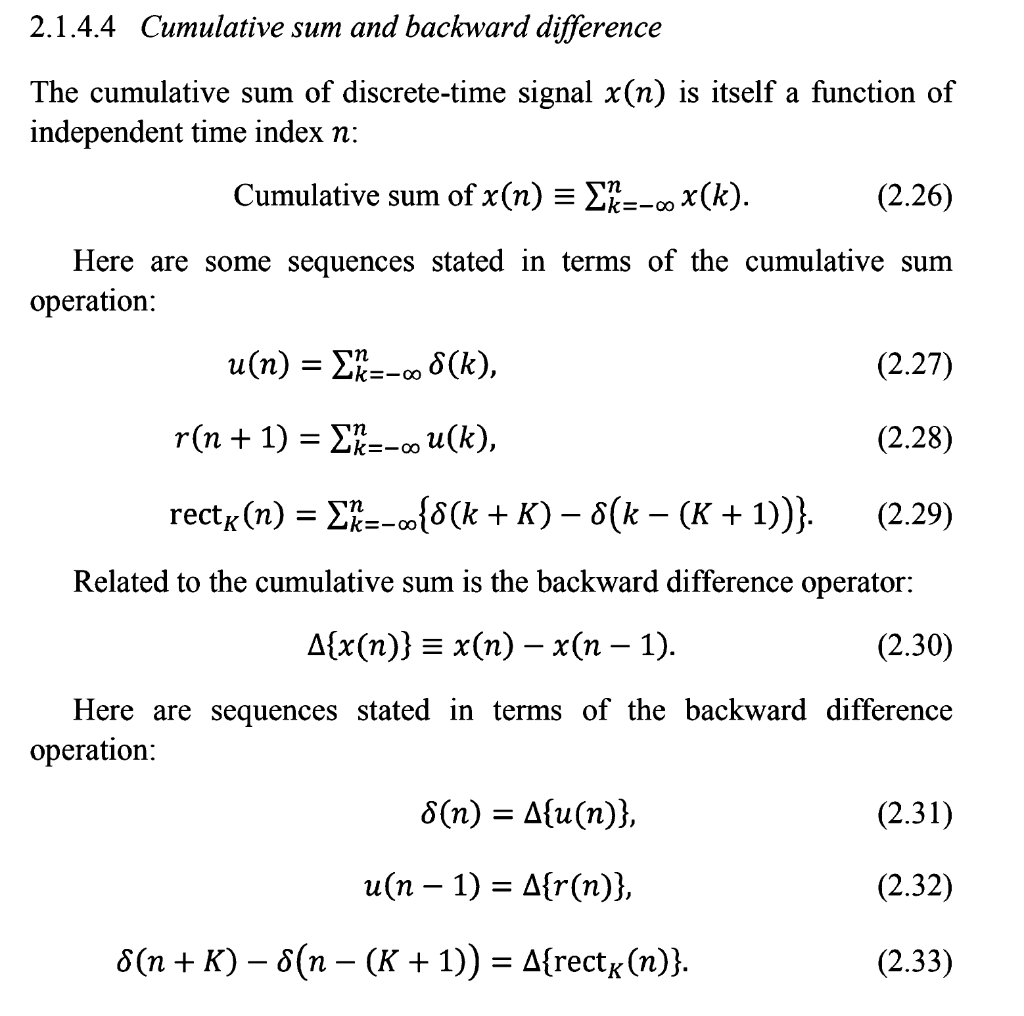 Solved Problem 6 Find the following (a) The cumulative sum | Chegg.com