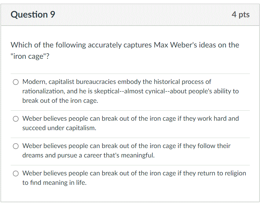 Solved Question 9 4 pts Which of the following accurately | Chegg.com
