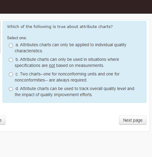 Solved Which of the following is true about attribute | Chegg.com