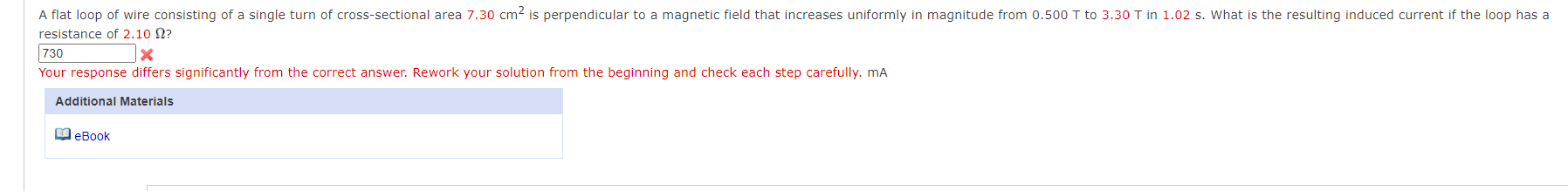Solved A flat loop of wire consisting of a single turn of | Chegg.com