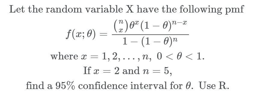Let the random variable X have the following pmf (2) | Chegg.com