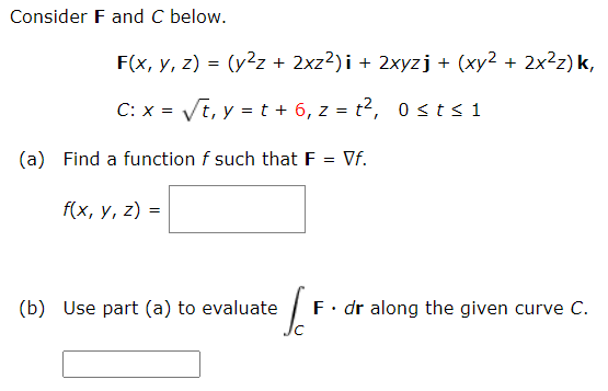 Solved Consider F and C below. | Chegg.com